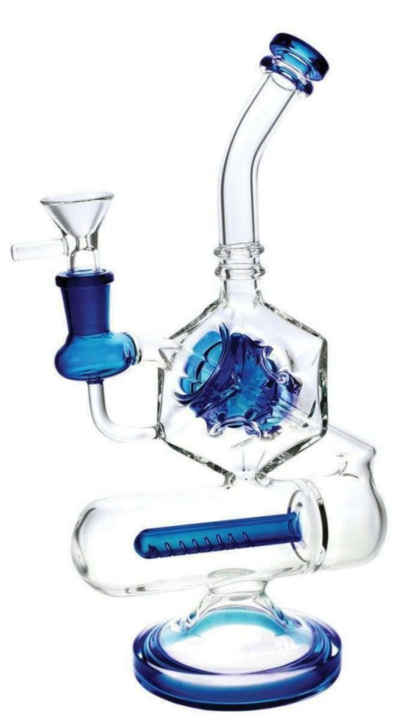 Pulsar Inception Cube Waterpipe - 10.5" - LIONSDELIVER