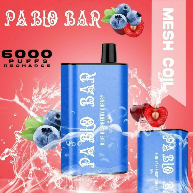 [WINTER SALE] Pablo Bars - Blue Raspberry Cherry (6000 puffs ...