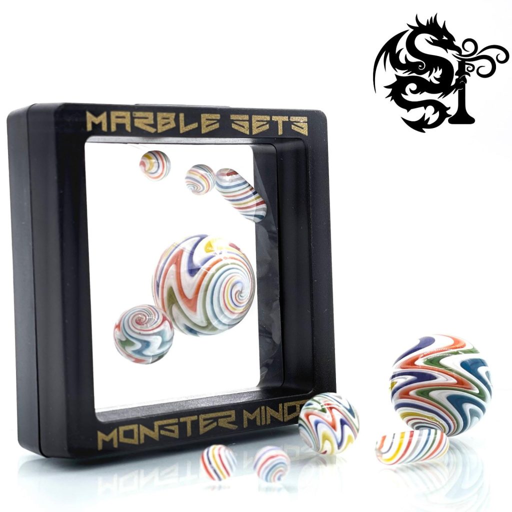 Monster Minds Marble Terp Balls Set - 5ct - LIONSDELIVER