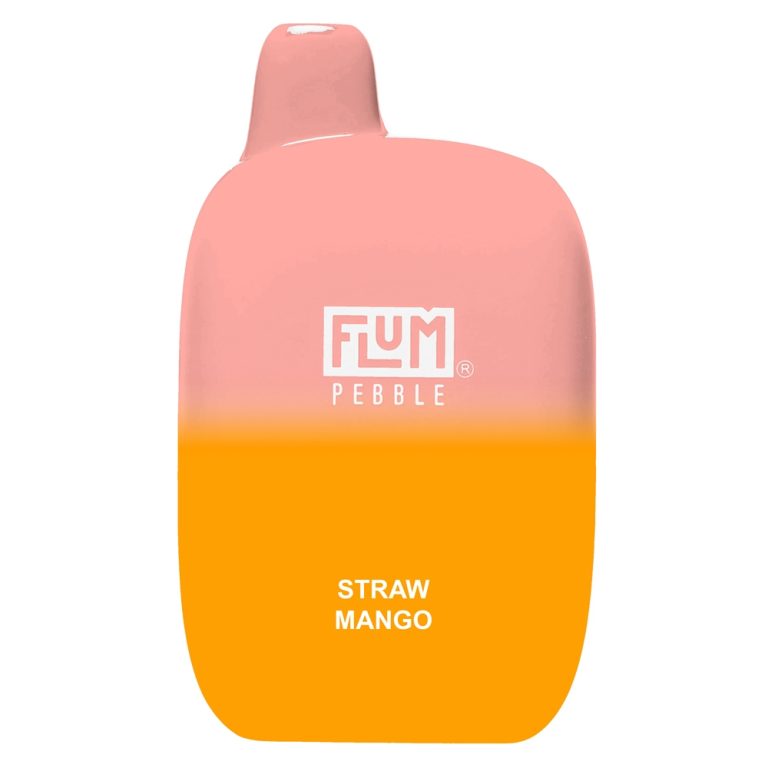 [NEW] Flum Pebble – Straw Mango (6000 puffs)